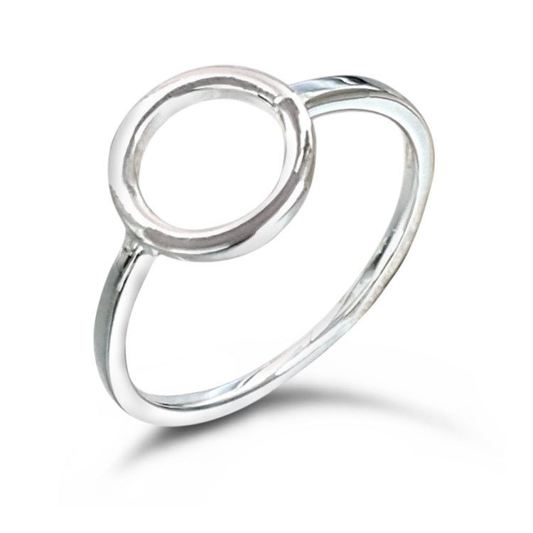 Fine Circle Silver Ring - Studio Jewellery Au