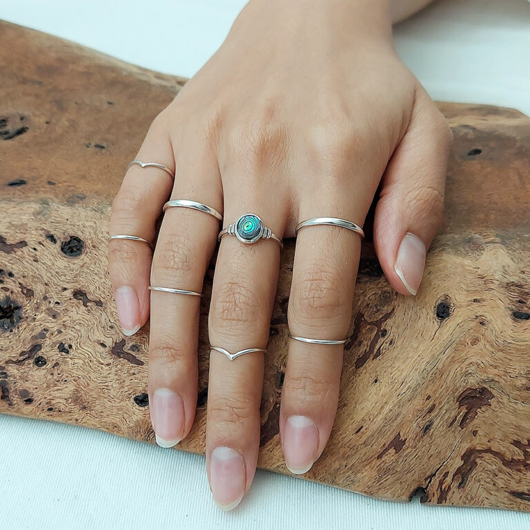 2mm Round Edge Band Sterling Silver Ring - Studio Jewellery Australia