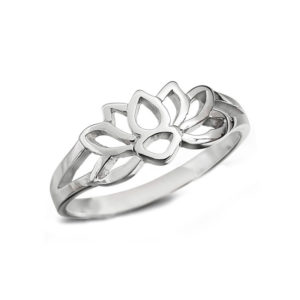 Lotus Silver Ring - Studio Jewellery Au