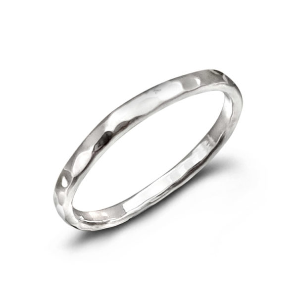 Sterling Silver Super Fine Simple Ring - Studio Jewellery US