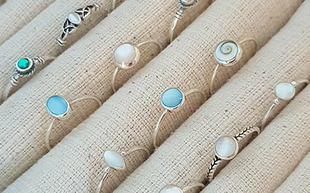 Sterling Silver Rings and Earrings - Studio Jewellery US