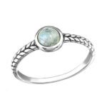 sterling silver gemstone rings - Studio Jewellery US