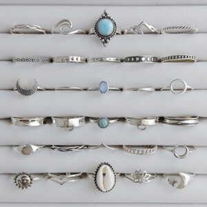 Sterling Silver Rings and Earrings - Studio Jewellery US