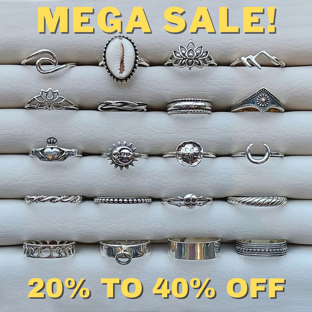 Sterling Silver Rings and Earrings - Studio Jewellery US