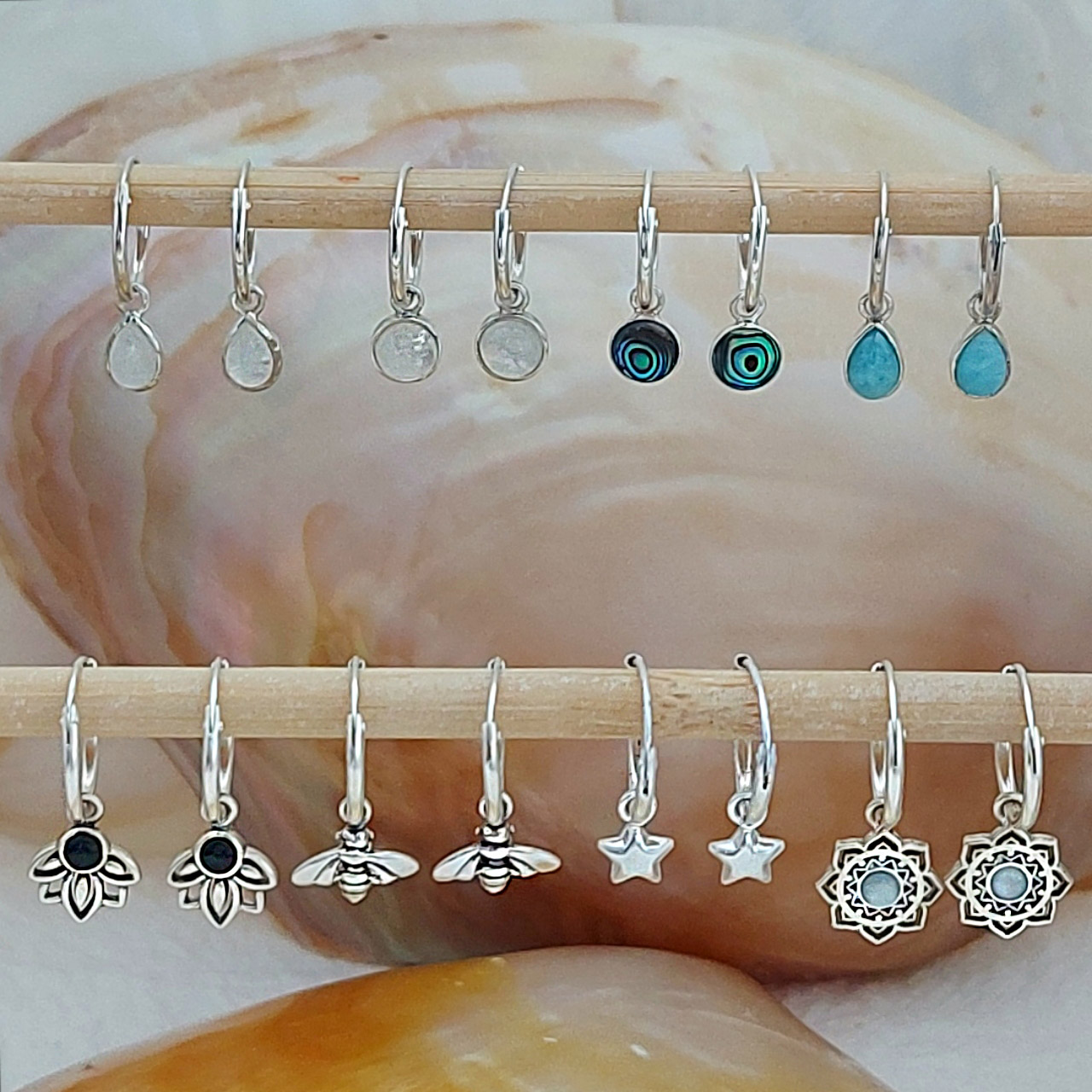 Sterling Silver Rings and Earrings - Studio Jewellery US